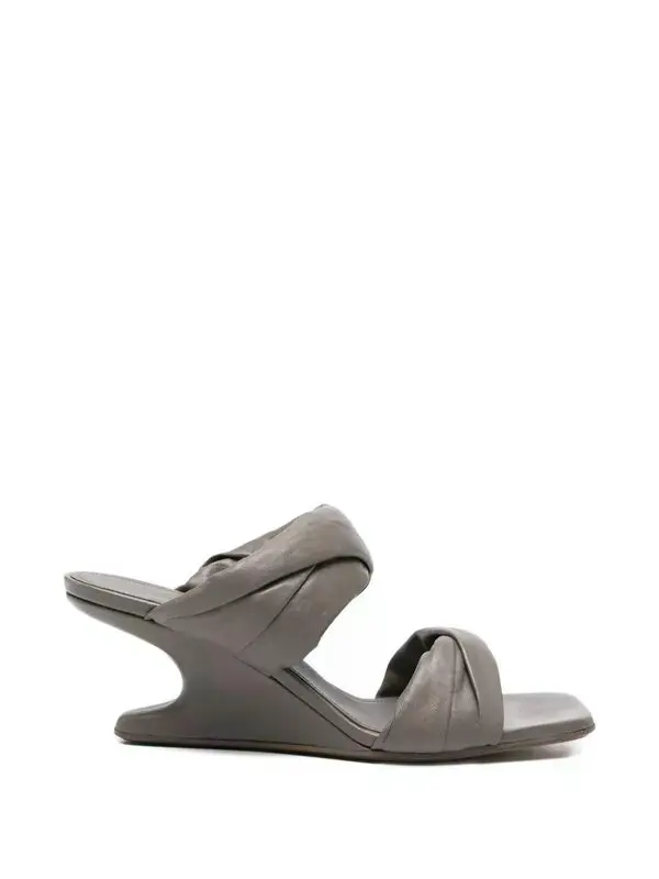Rick Owens Twisted Lambskin Sandals