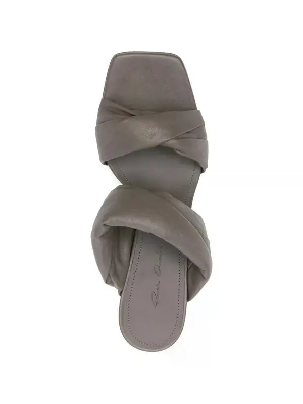 Rick Owens Twisted Lambskin Sandals