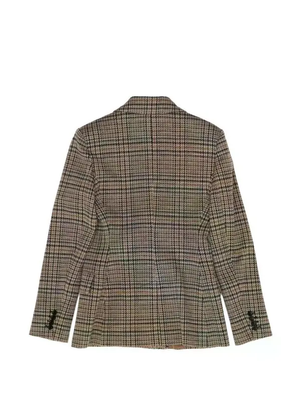 Max Mara Double-breasted Check Blazer