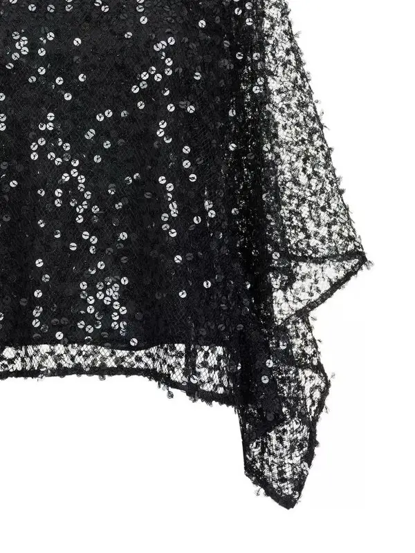 Oscar De La Renta Sequin Embellished Blouse
