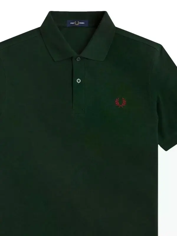 Fred Perry Logo-detail Polo Shirt - Green