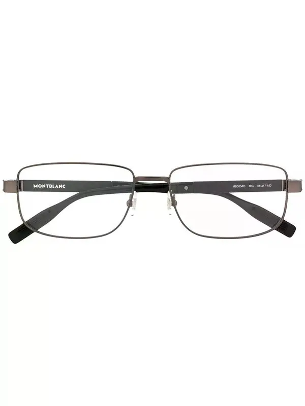 Montblanc Rectangular Frame Eyeglasses - Black