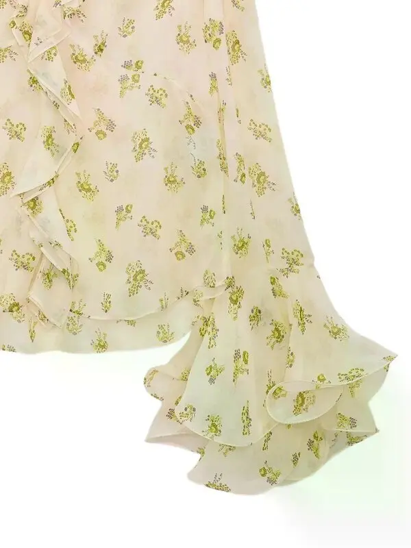 Dorothee Schumacher Floral Print Ruffled Blouse