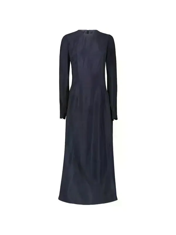 MAISON MARGIELA Long-sleeve Maxi Dress - Blue