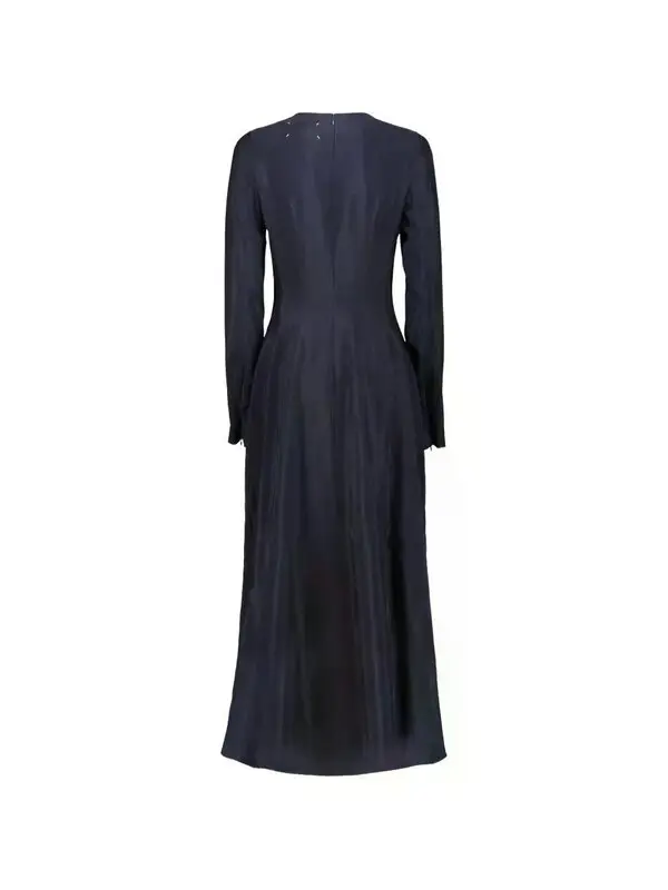 MAISON MARGIELA Long-sleeve Maxi Dress - Blue
