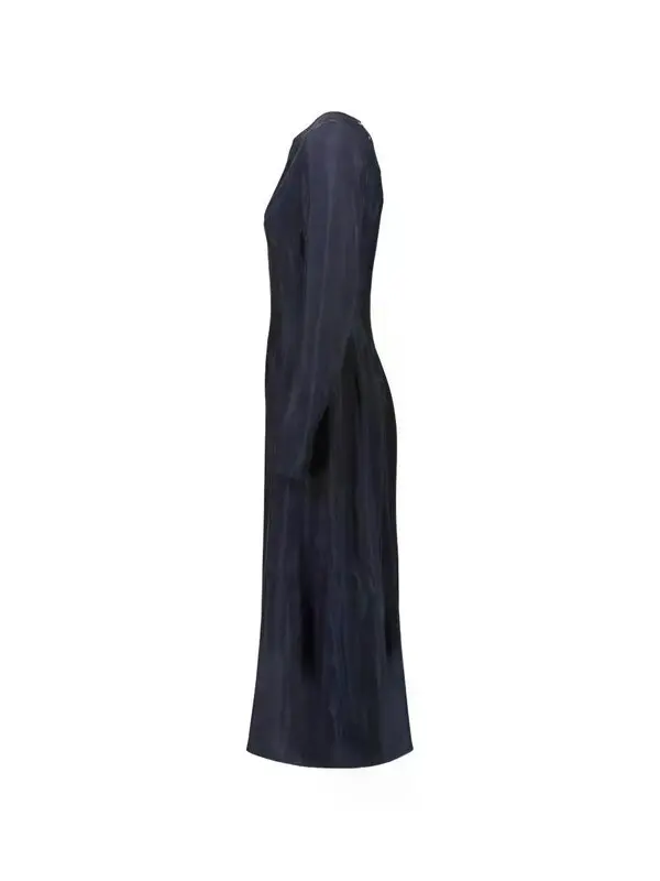 MAISON MARGIELA Long-sleeve Maxi Dress - Blue