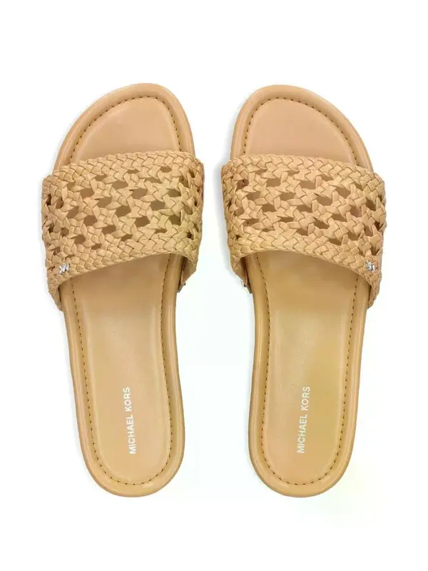 Michael Kors Woven Studded Sandals