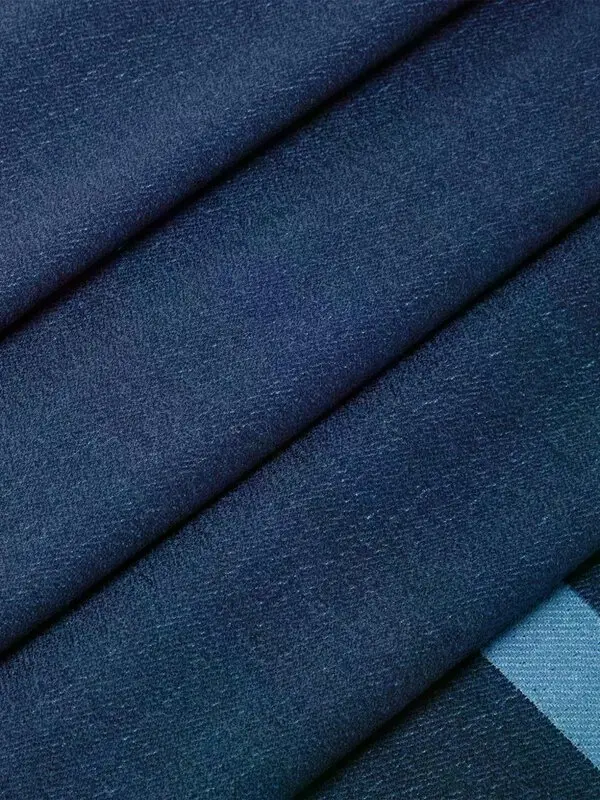 Fendi Logo-detail Scarf - Blue