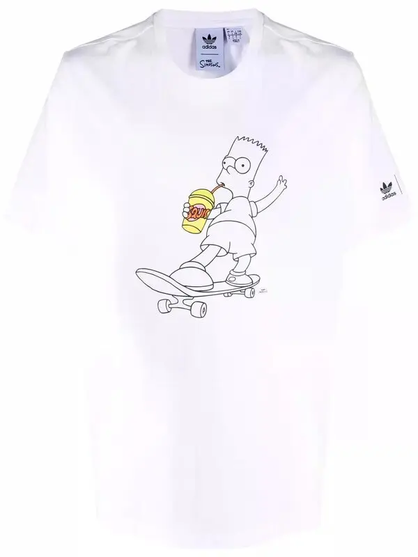 Adidas X The Simpsons Bart T-shirt - White