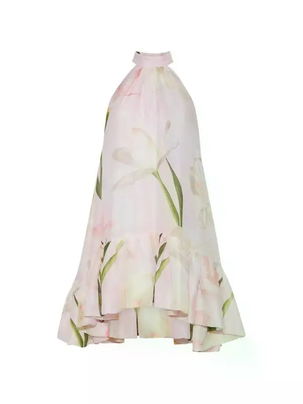 Cara Cara Floral-print Ruffled Dress