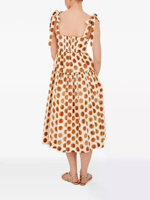 Cara Cara Faiza Printed Tie-strap Dress