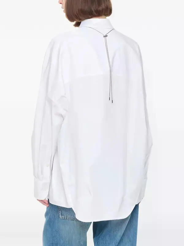Plan C Draped-back Shirt