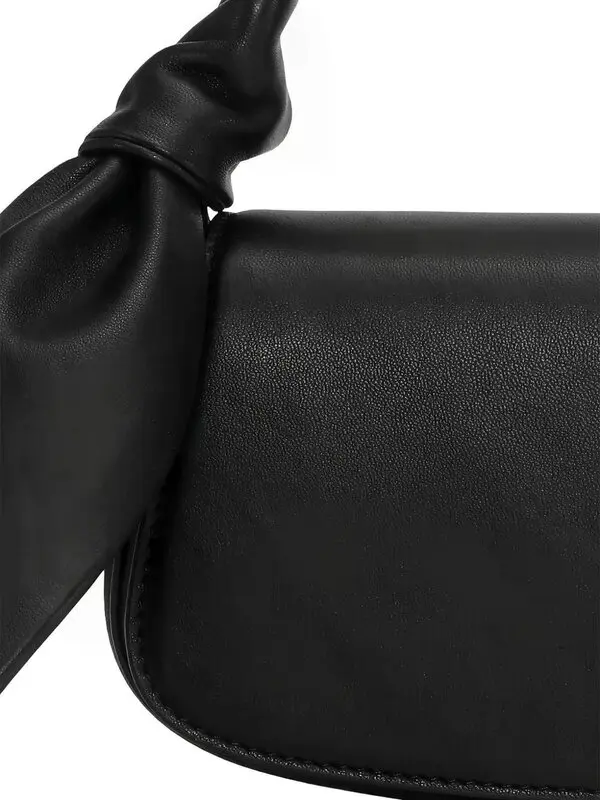 ROTATE BY BIRGER CHRISTENSEN Knot-strap Shoulder Bag - Black