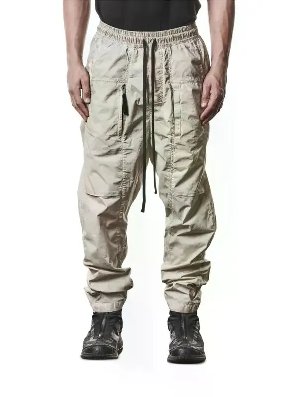 THOM KROM Drawstring-waist Trousers With Zip-pocket