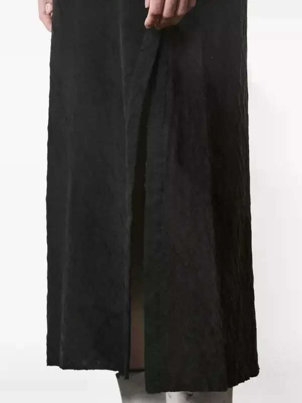 THOM KROM Textured Midi Dress - Black