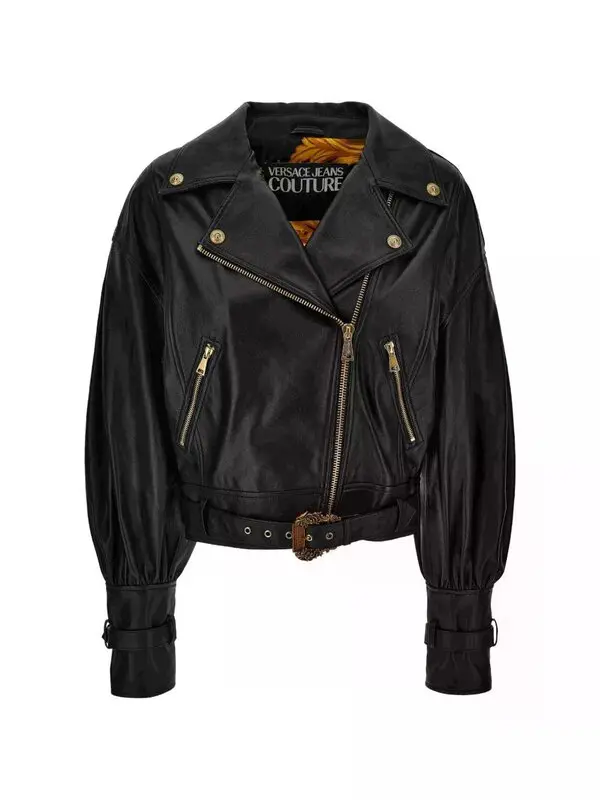 Versace Zip-pocket Biker Jacket