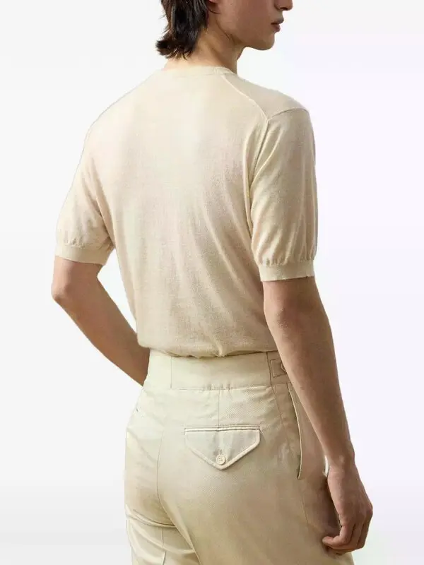 Ralph Lauren Purple Label Short Sleeve Cashmere T-shirt