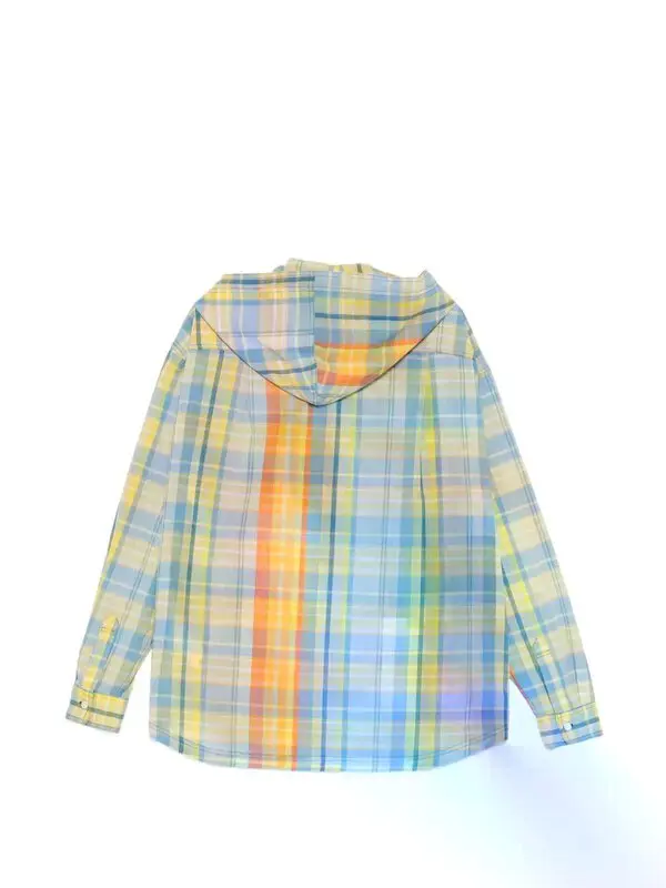 Facetasm Checked Hooded Shirt