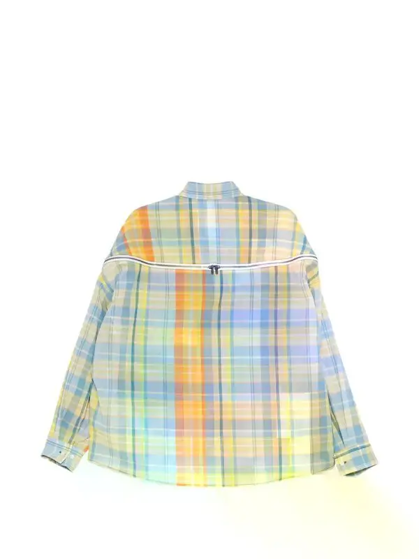 Facetasm Checked Shirt With Zippers