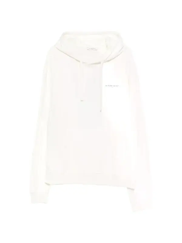 IH NOM UH NIT Kangaroo-pocket Hoodie - White