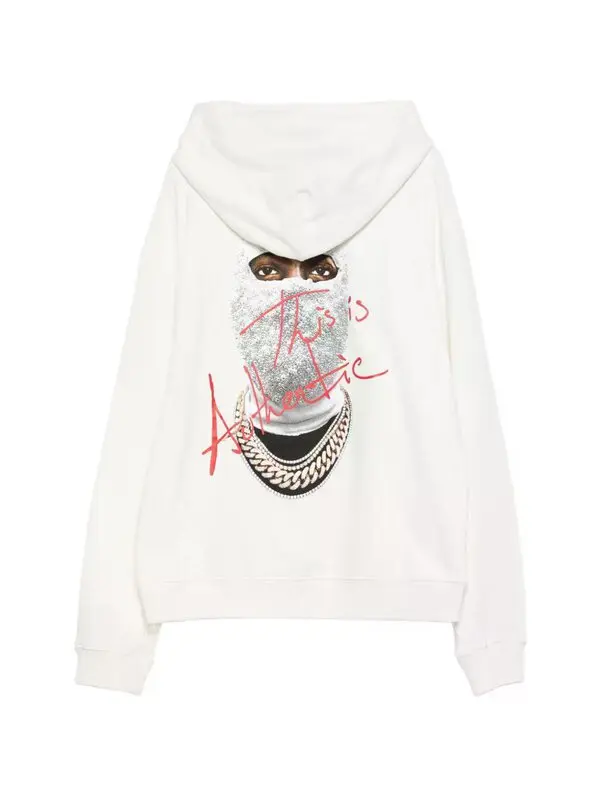 IH NOM UH NIT Kangaroo-pocket Hoodie - White