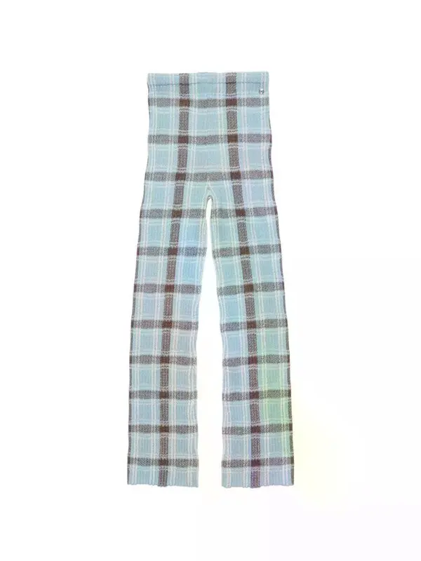 Acne Studios Checked Trousers - Blue
