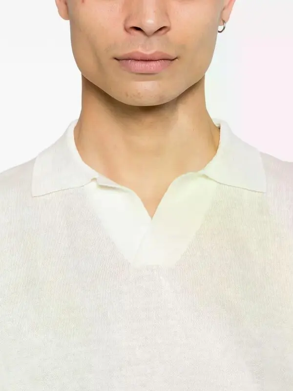 Tagliatore Keith Collar Polo Shirt - Neutrals
