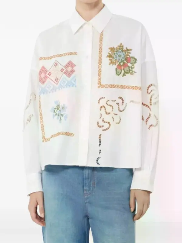 Max Mara Embroidered Shirt