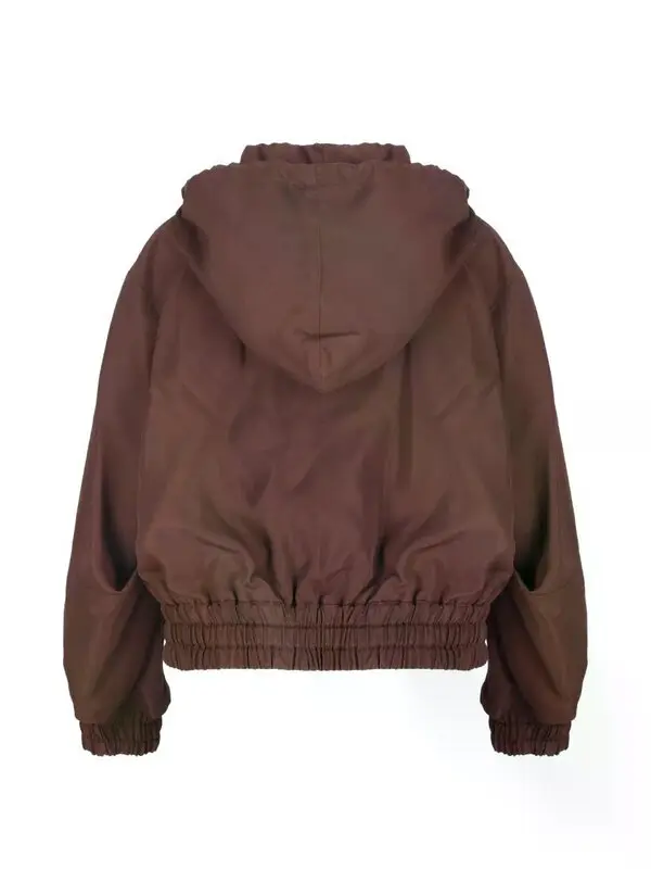 Fendi Hooded Zip-up Bomber Jacket