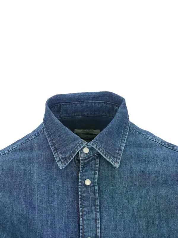 JACOB COHЁN Embroidered Denim Shirt