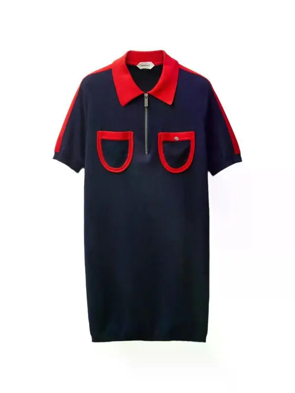 Versace Polo Zip Dress