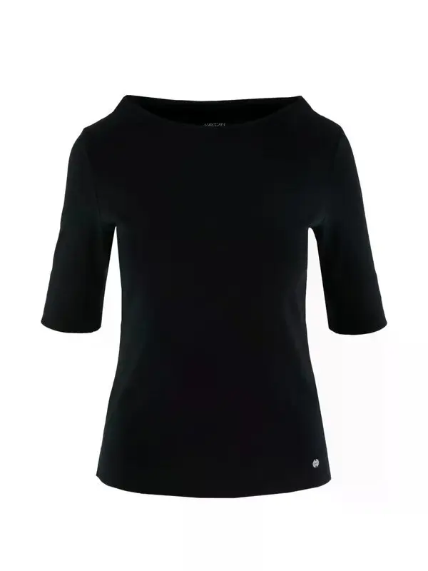 MARCCAIN Boat-neck T-shirt - Black