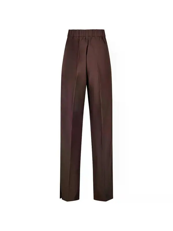 FORTE_FORTE Pleated Trousers - Brown