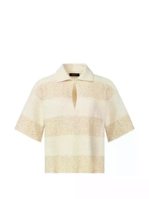 Fabiana Filippi Striped Collared Knitwear