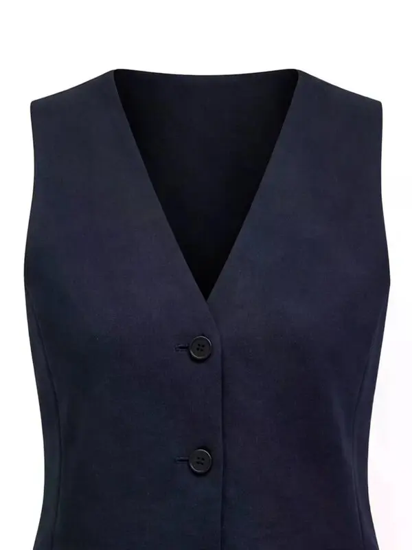 Max Mara Buttoned V-neck Waistcoat