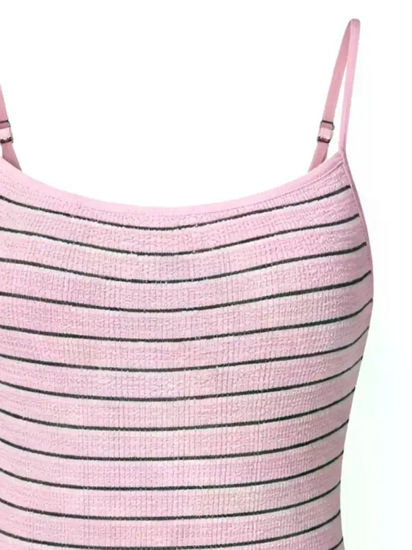 Bond Eye Striped One-piece Swimsuit