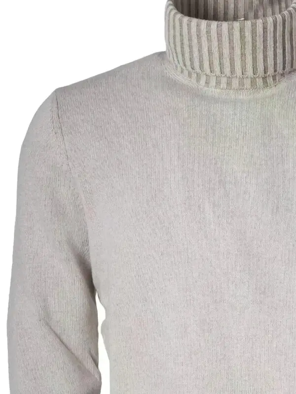 GRAN SASSO Ribbed Roll-neck Sweater