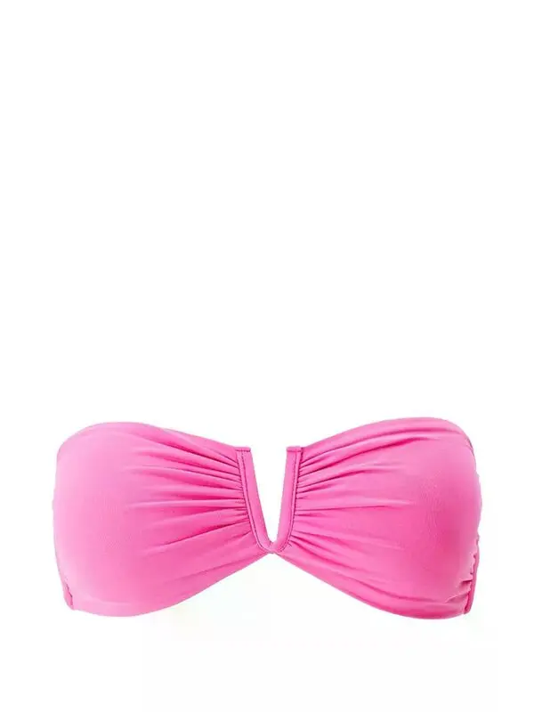 Melissa Odabash Alba V-neck Bikini Top - Pink