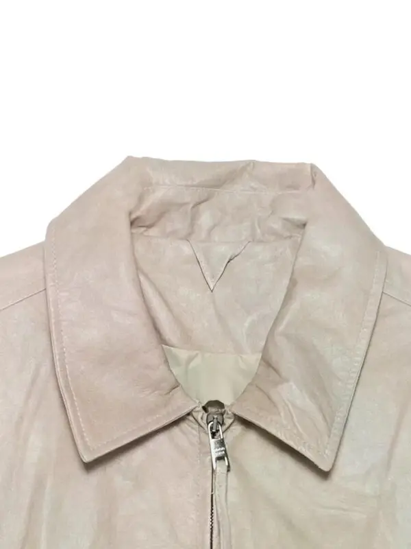 GIORGIO BRATO Leather Collared Jacket