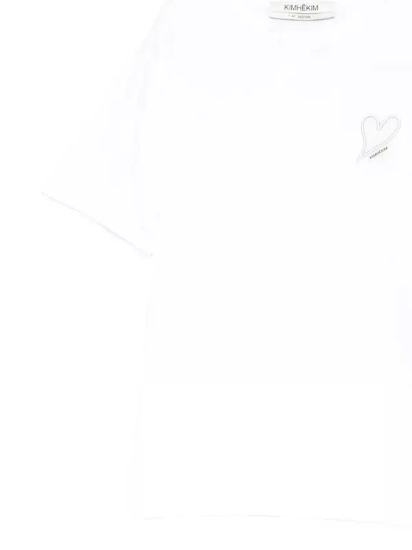 KIMHEKIM Heart Patched T-shirt