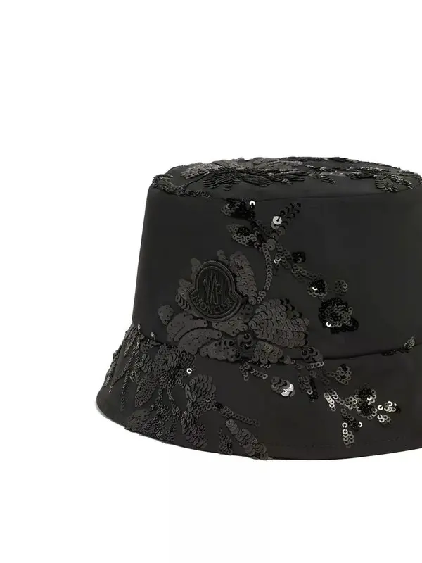 Moncler Floral-sequin Bucket Hat