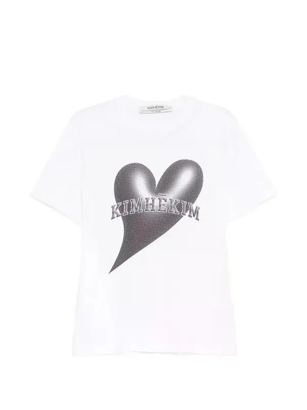 KIMHEKIM Heart-print T-shirt - White
