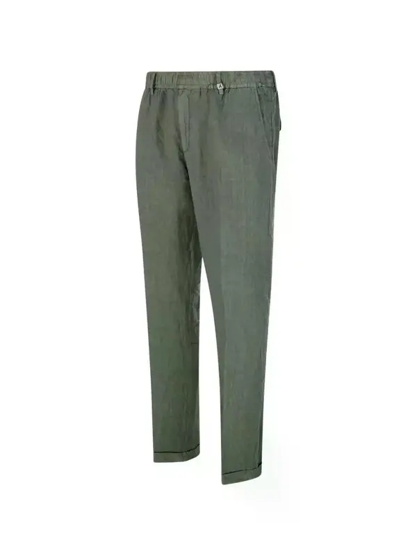 MYTHS Elasticated-waistband Trousers - Green