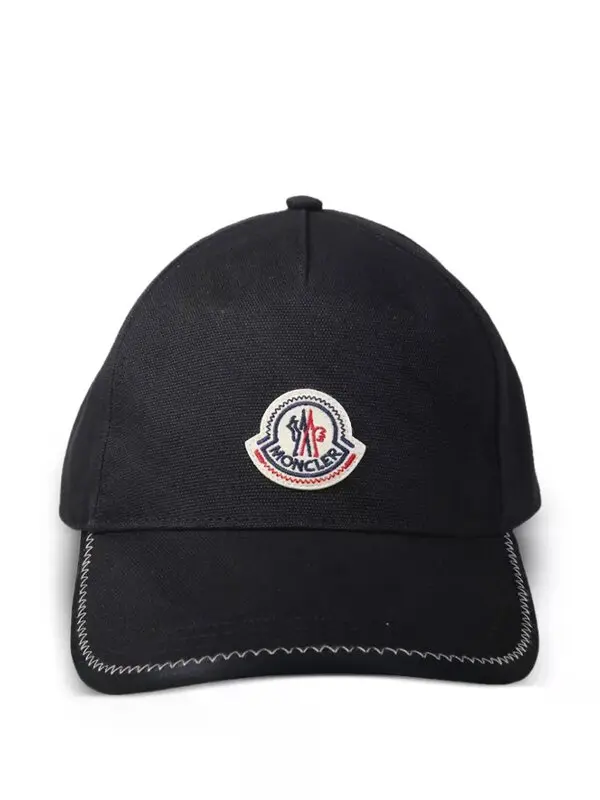 Moncler Logo-patch Baseball Cap - Black
