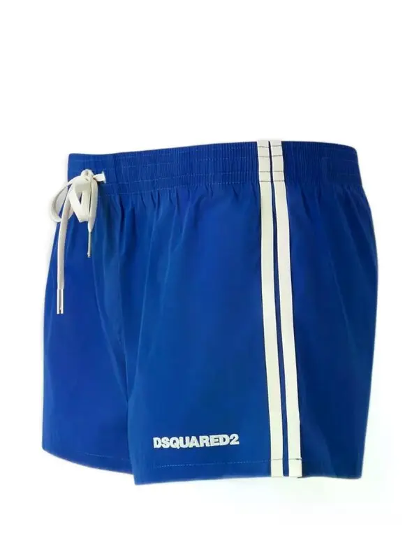 Dsquared2 Striped Swim Short - Blue