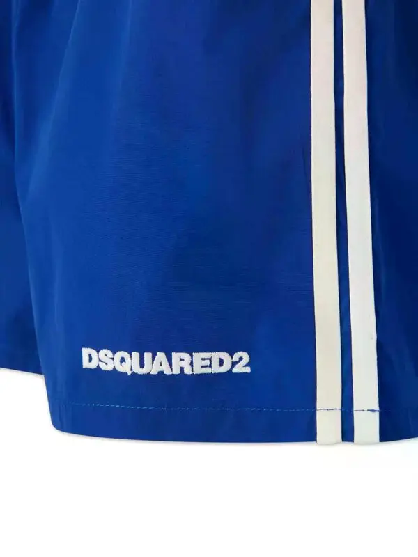Dsquared2 Striped Swim Short - Blue