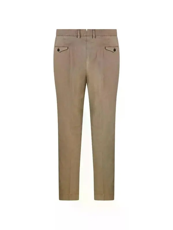 SANTANIELLO Belt-loop Trousers - Brown