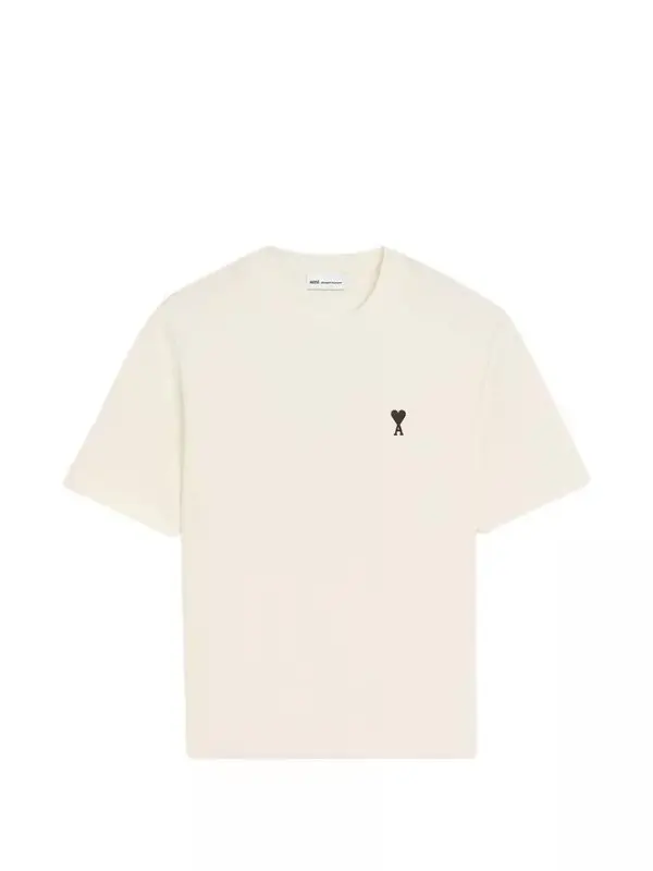 Ami Logo Graphic T-shirt - Neutrals