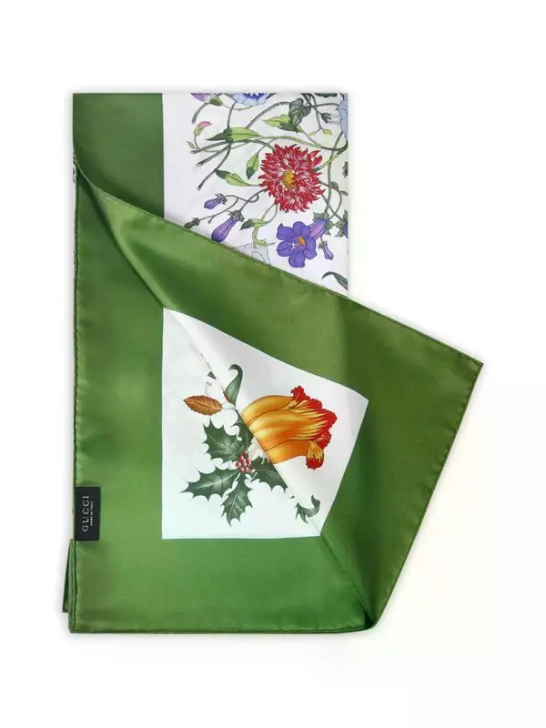 Gucci Floral-print Scarf