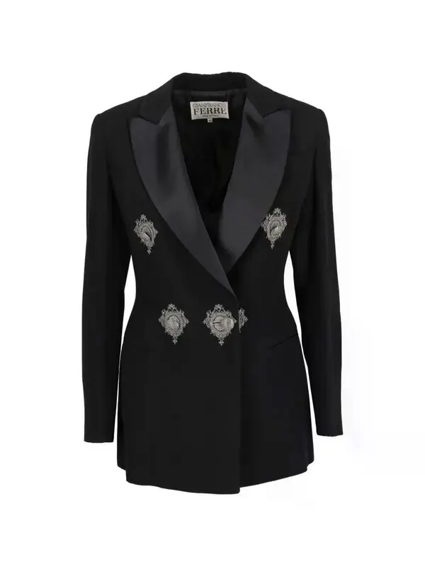 Gianfranco Ferre Decorative Double-breasted Jacket